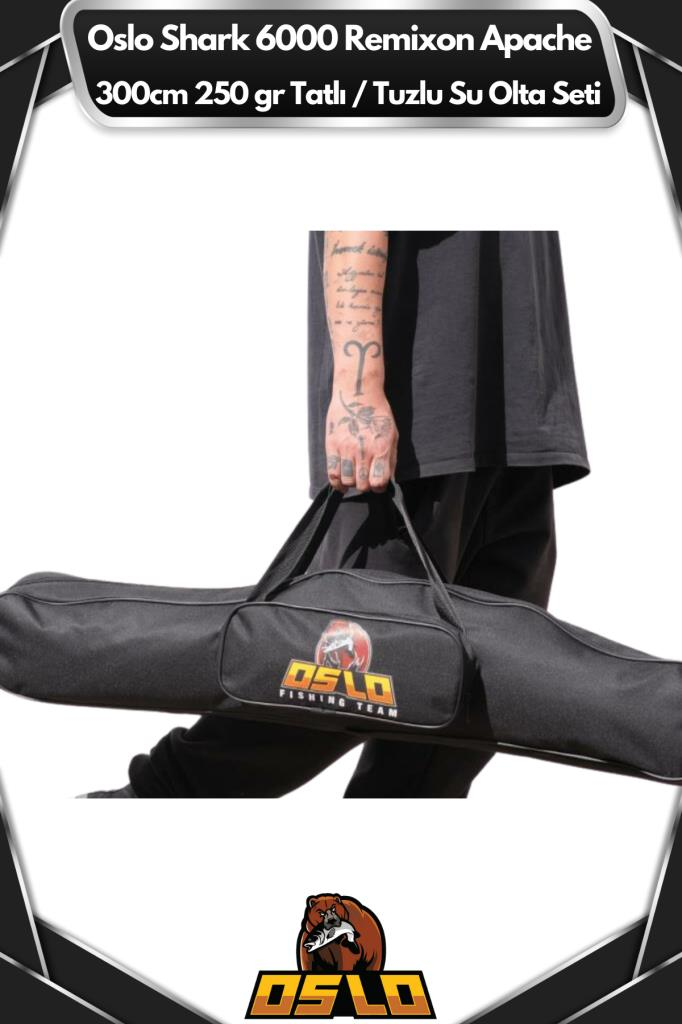 Oslo Shark 6000 Remixon Apache 300cm 250gr Tatlı/Tuzlu Su Olta Seti